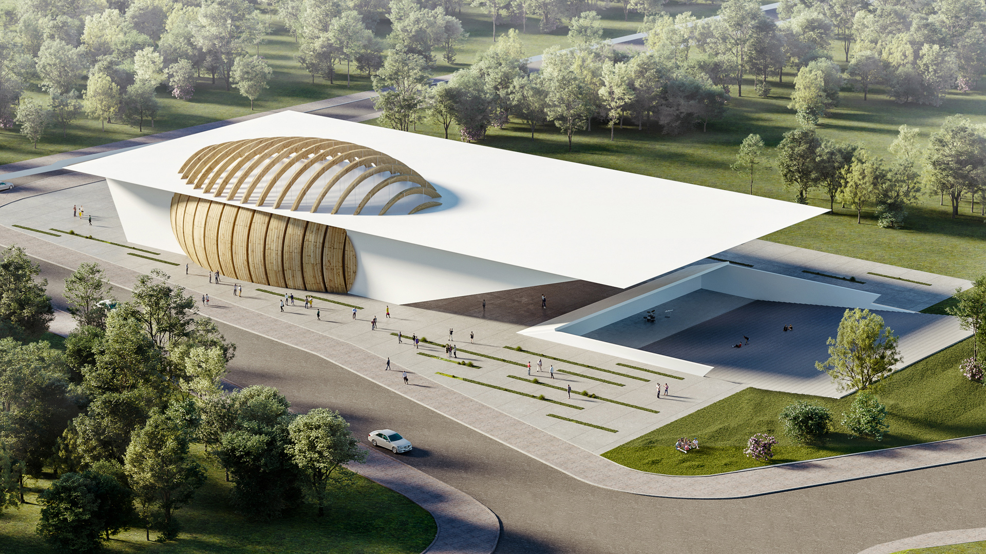 היכל תרבות ומרכז קונגרסים ממוגן (היחיד בעולם) | נופר אדריכלים | Nofar ...